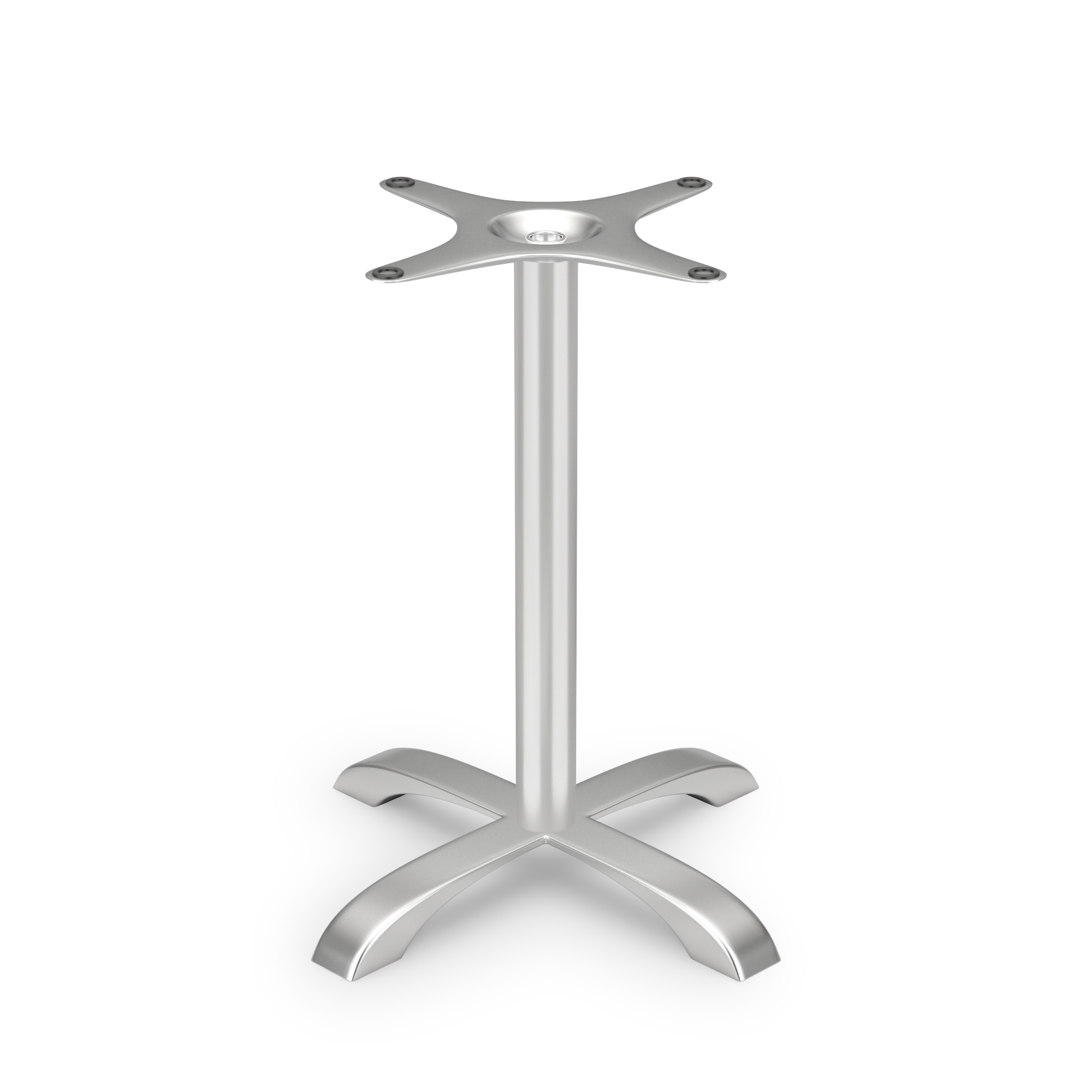 Arched 4 point Table Base - Silver | Archer Hospitality | New Zealand