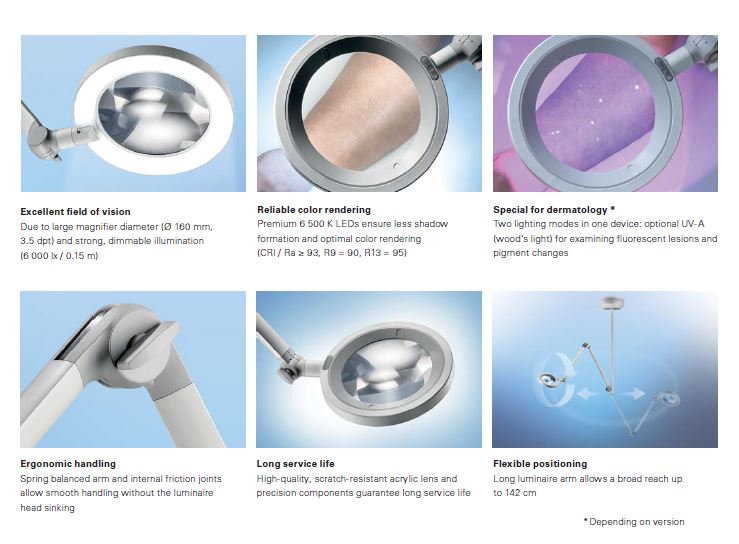 Opticlux 10 Wall Magnifier Light | Specialised Medical Equipment ...